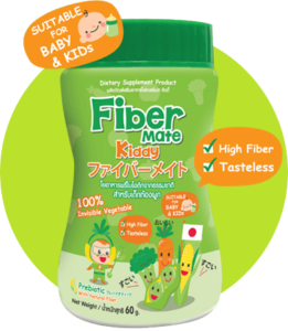 Fibermate kiddy - ขนมผักผลไม้กรอบ Super Veggies